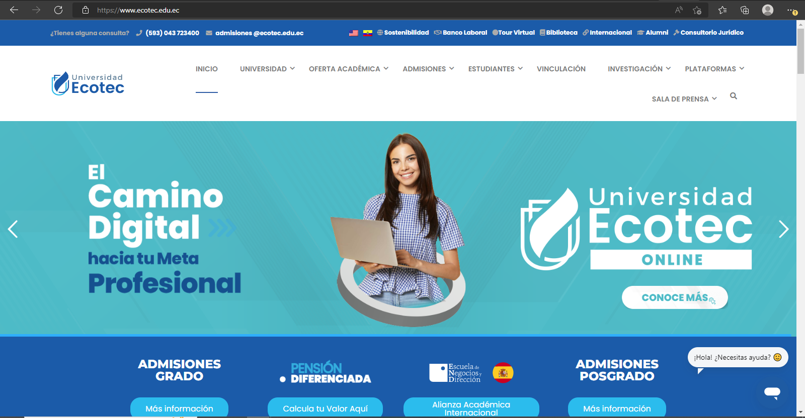 ¿Dónde puedo ver las carreras que oferta la universidad? – Universidad ...